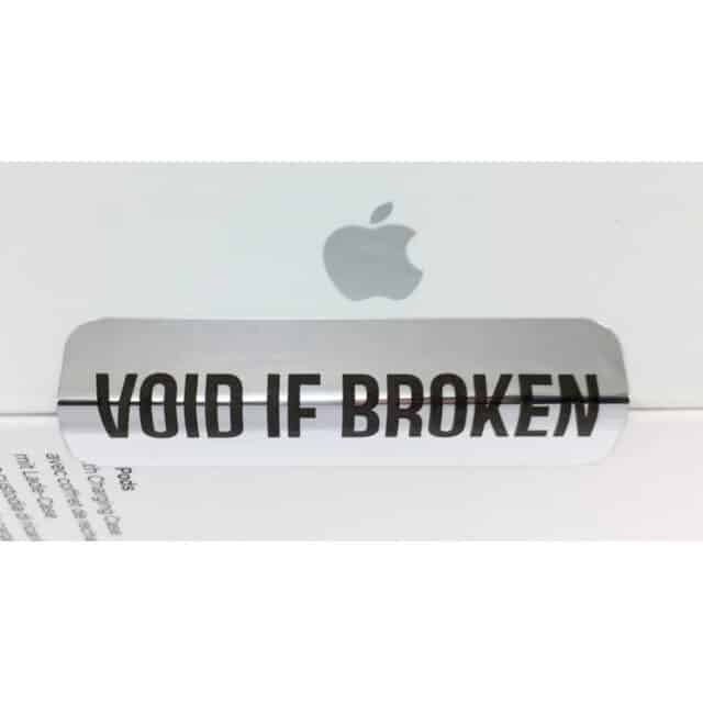 Silver Void If Broken Stickers | Tamper Stickers | InStockLabels.com