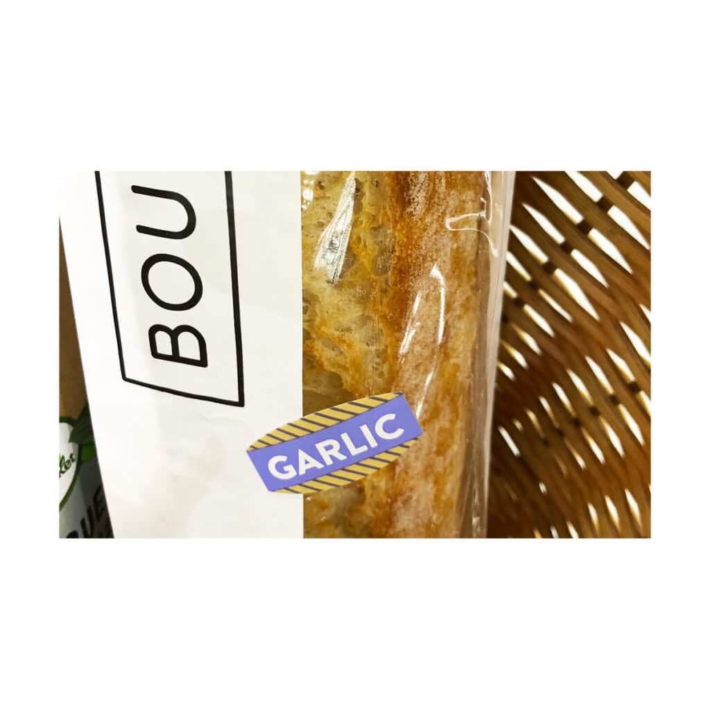 Garlic Color Coded Labels for Deli | InStockLabels.com