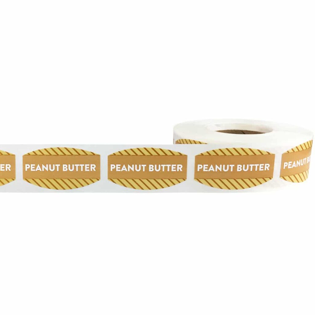 Peanut Butter Labels for Bakery | InStockLabels.com