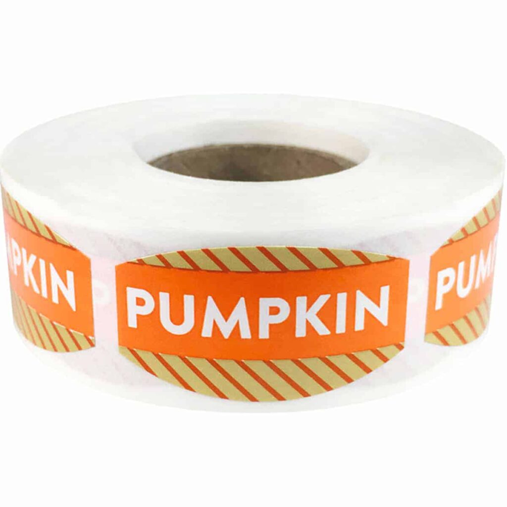 Pumpkin Labels for Bakery | InStockLabels.com