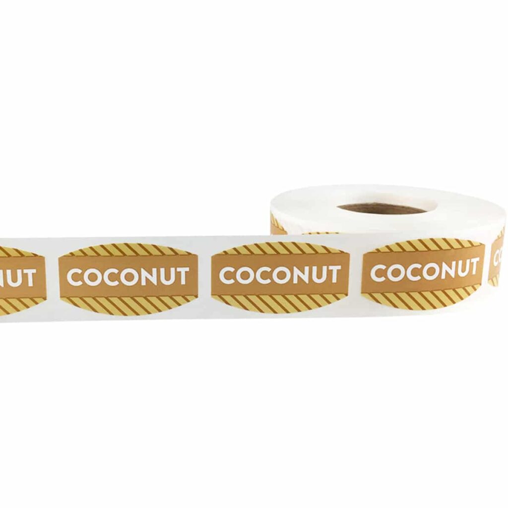 Coconut Baked Goods Labels | InStockLabels.com
