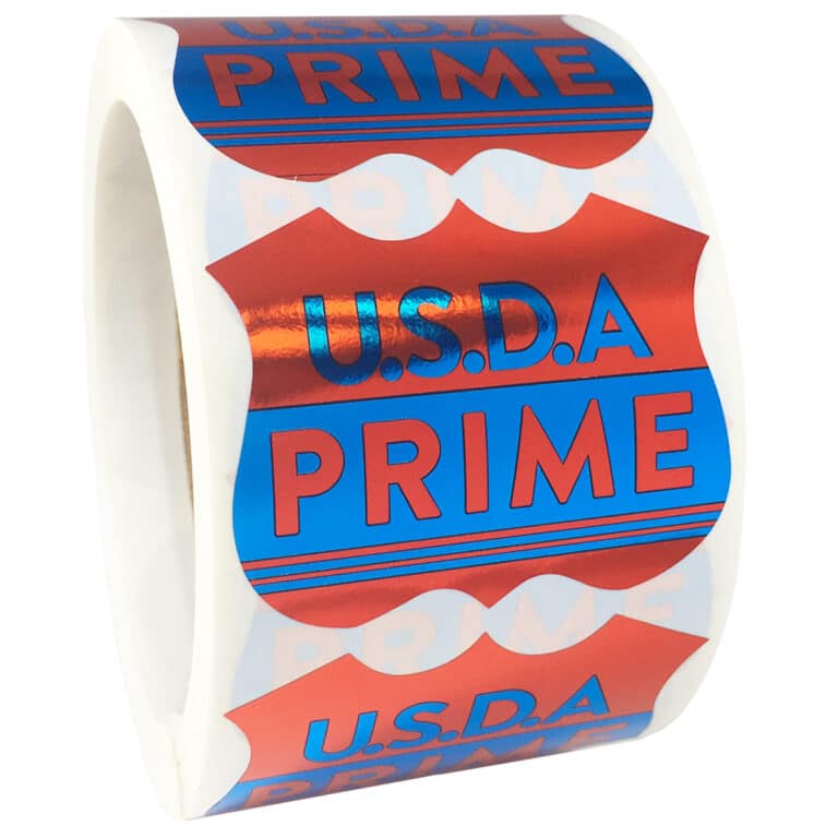 Beef USDA Prime Select Meat Labels | InStockLabels.com