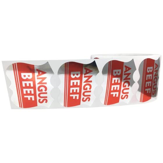 Angus Beef Labels for Retail Meat Packaging | InStockLabels.com