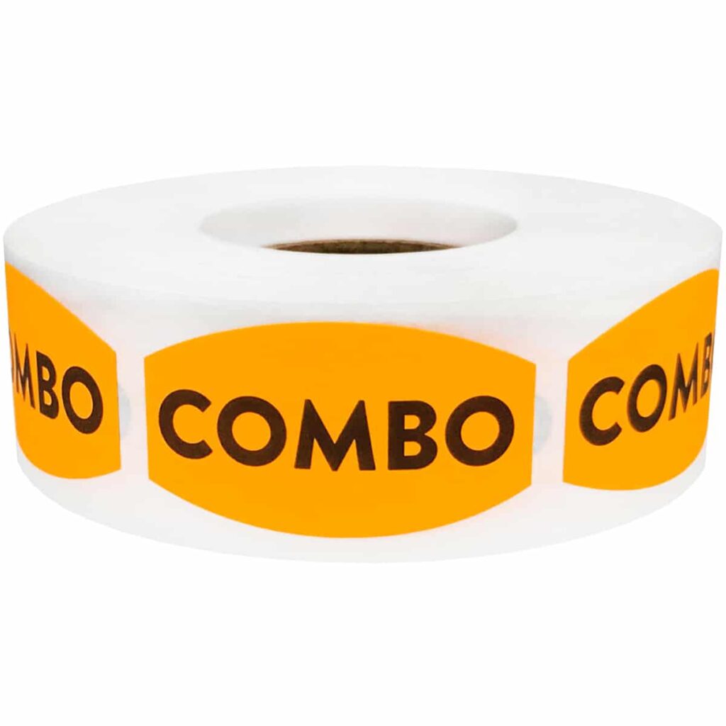 Combo Grocery Pricing Deal Labels | InStockLabels.com