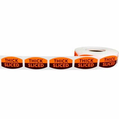 Thick Sliced Cuts of Meat Labels | InStockLabels.com