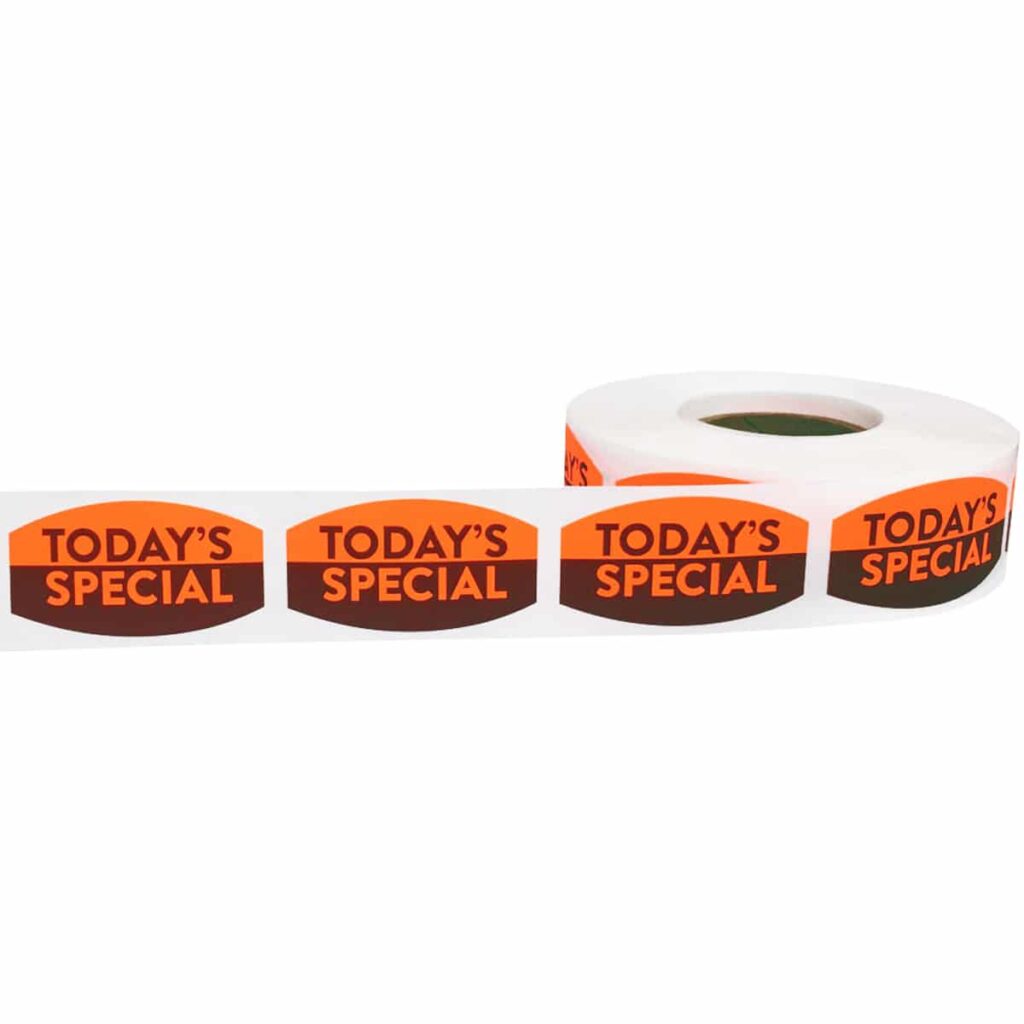 Today's Special Supermarket Labels | InStockLabels.com