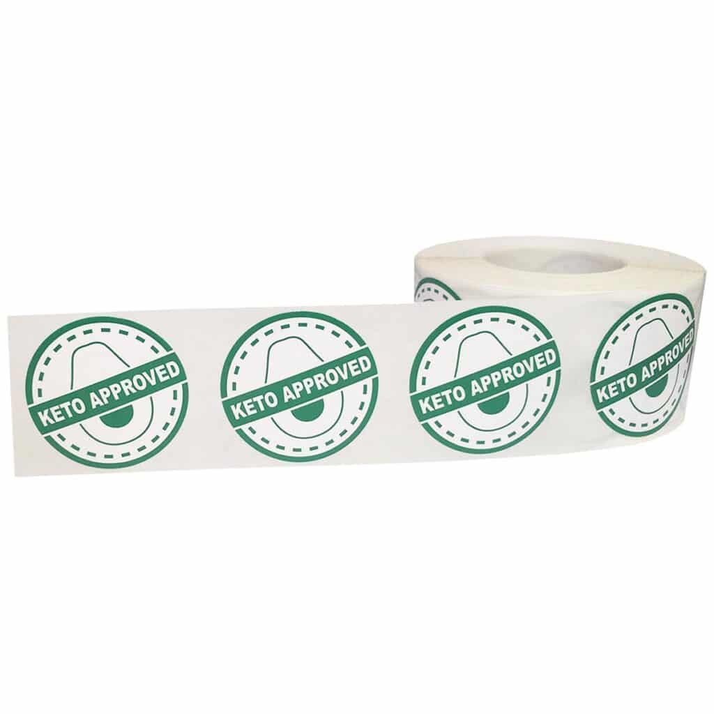 Keto Approved Diet Restrictions Labels | InStockLabels.com