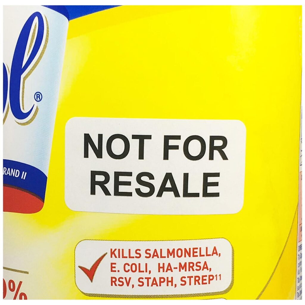 Stickers That Say Not For Resale | Product Stickers for Retail ...