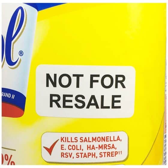 Stickers That Say Not For Resale | Product Stickers for Retail ...