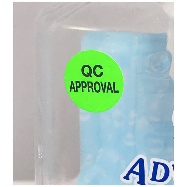 Small QC Approval Labels for Quality Control - InStock Labels