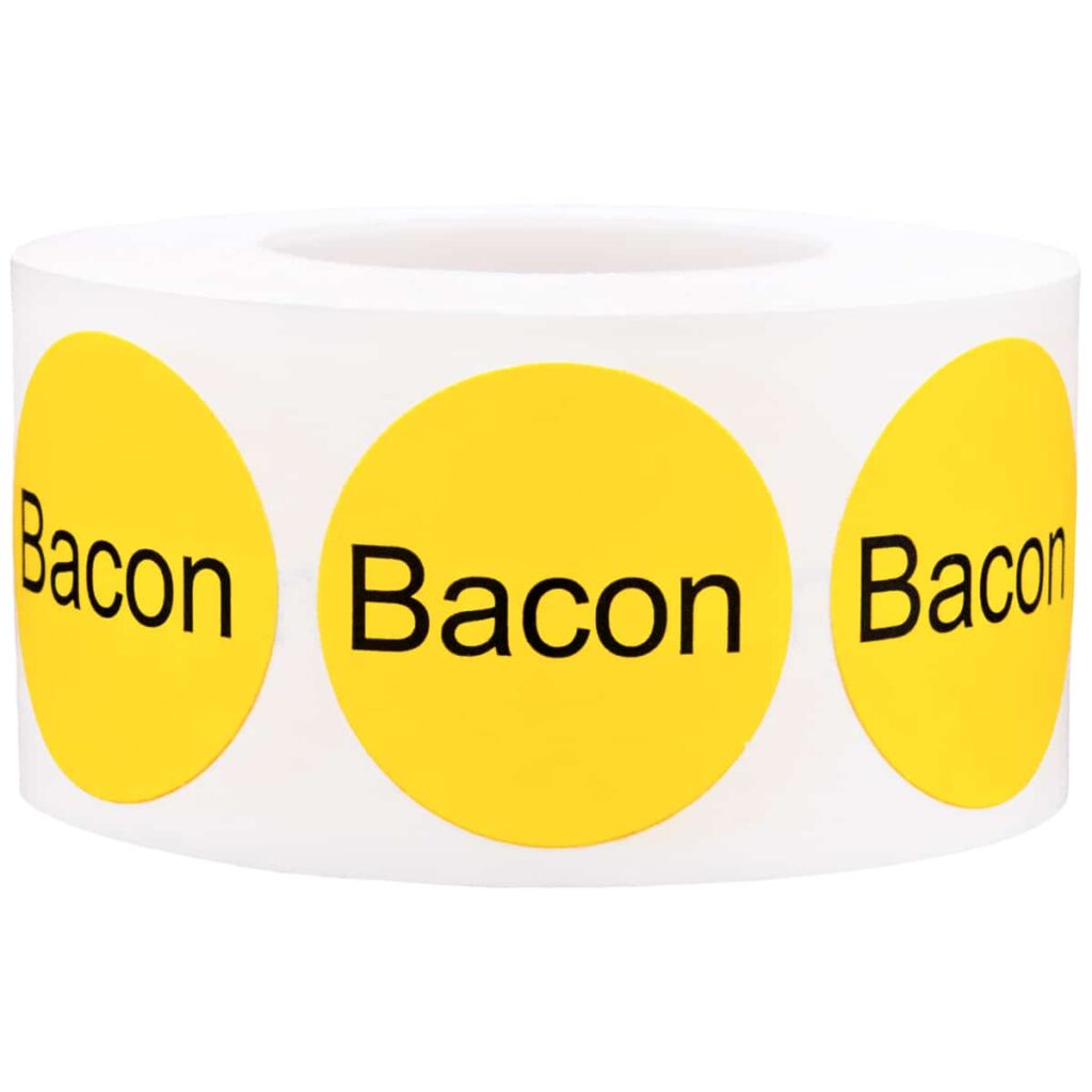 Deli Bacon Labels | InStockLabels.com