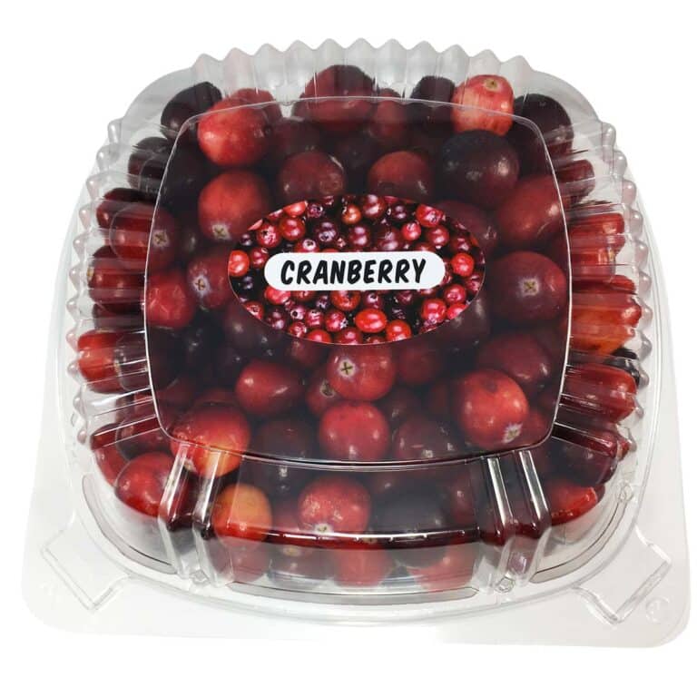 Cranberry Labels with Real Image | Bakery Labels | InStockLabels.com