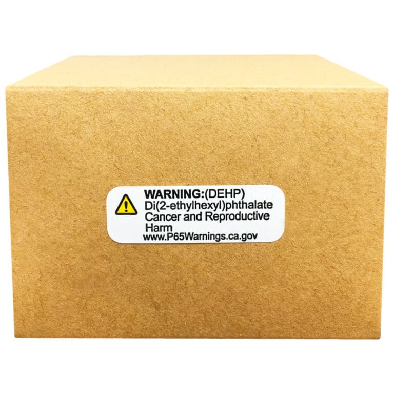 Prop 65 DEHP Short Form Warning Labels | InStockLabels.com