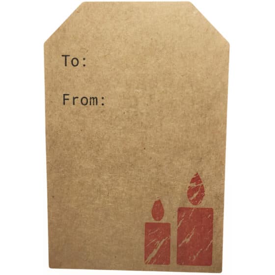 Kraft Gift Tags for Rustic Christmas Decor Gift Wrapping ...