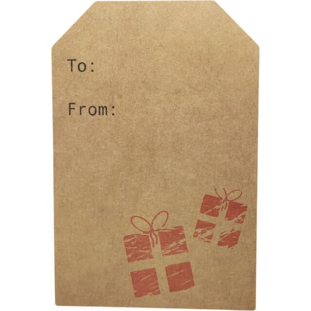 Kraft Gift Tags for Rustic Christmas Decor Gift Wrapping ...