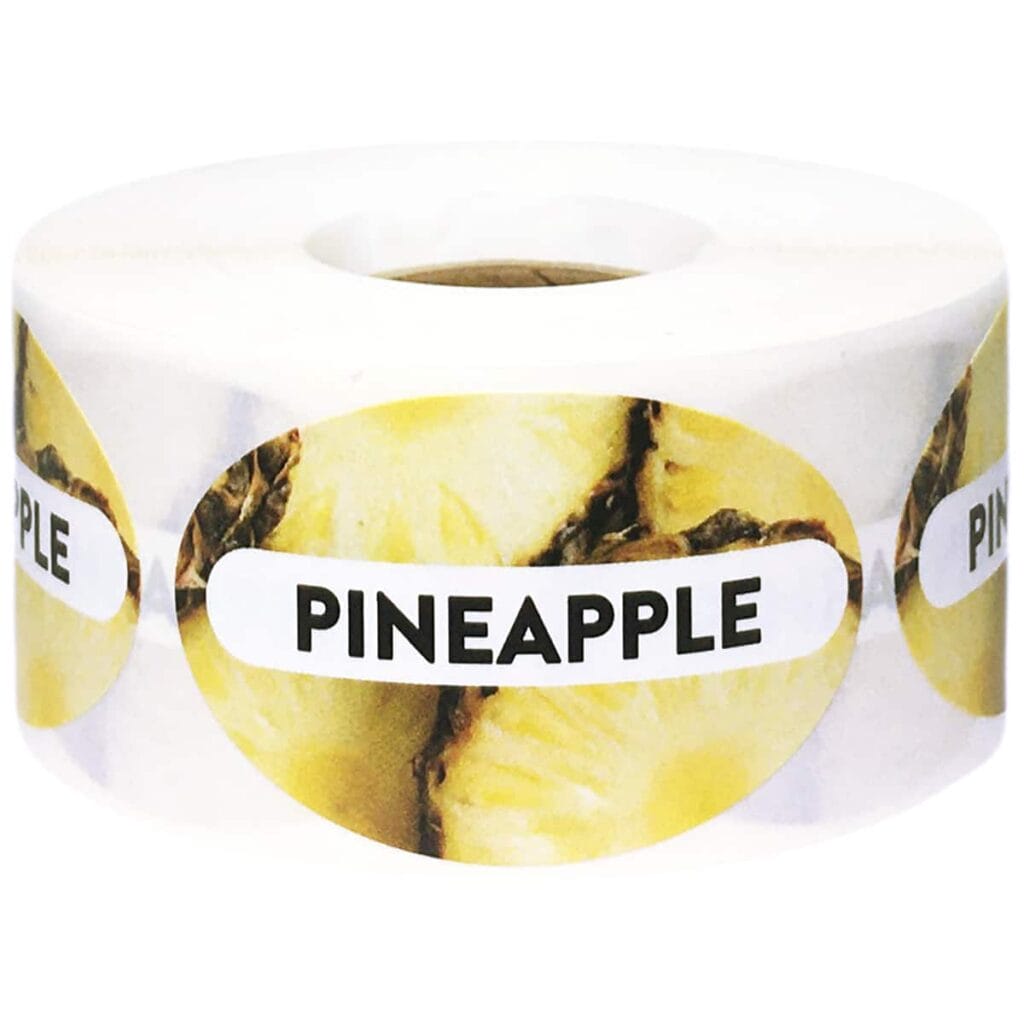Pineapple Bakery Labels For Food Packaging | InStockLabels.com
