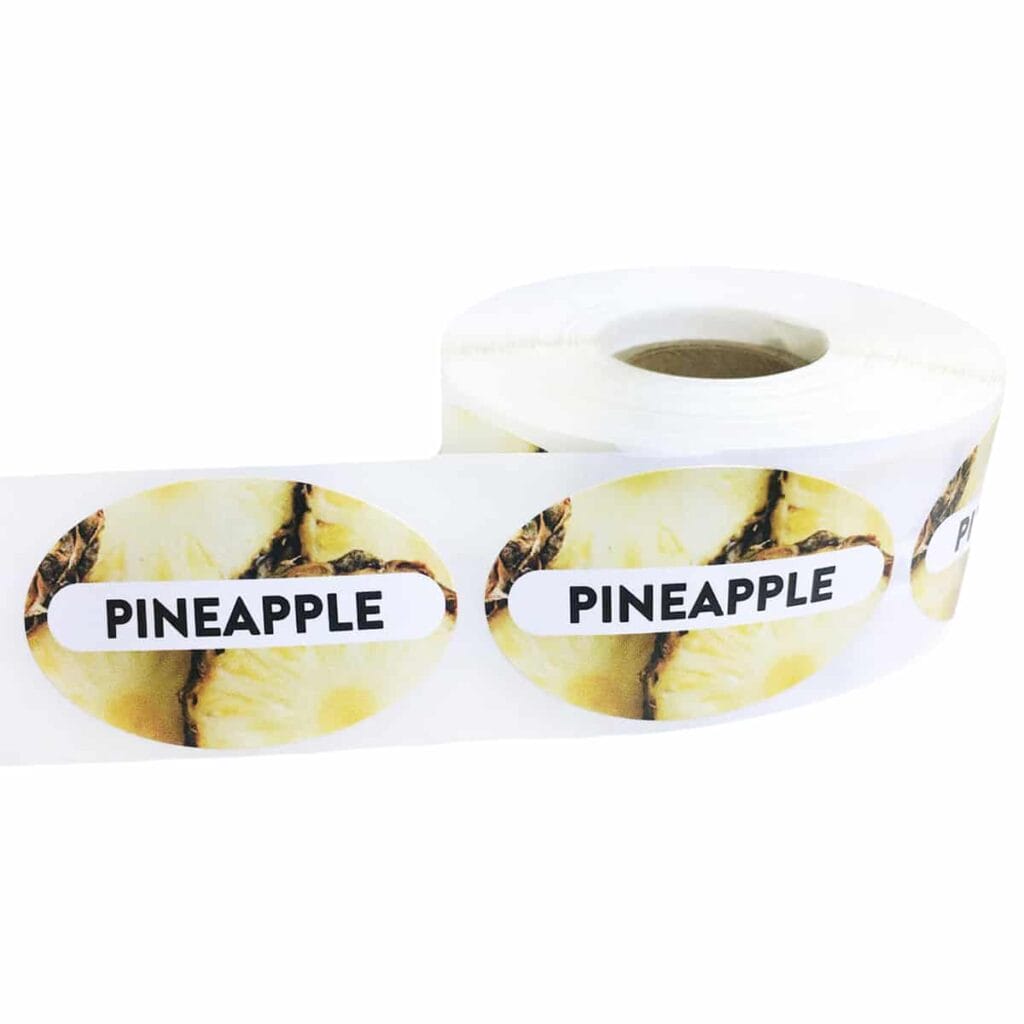 Pineapple Bakery Labels For Food Packaging | InStockLabels.com