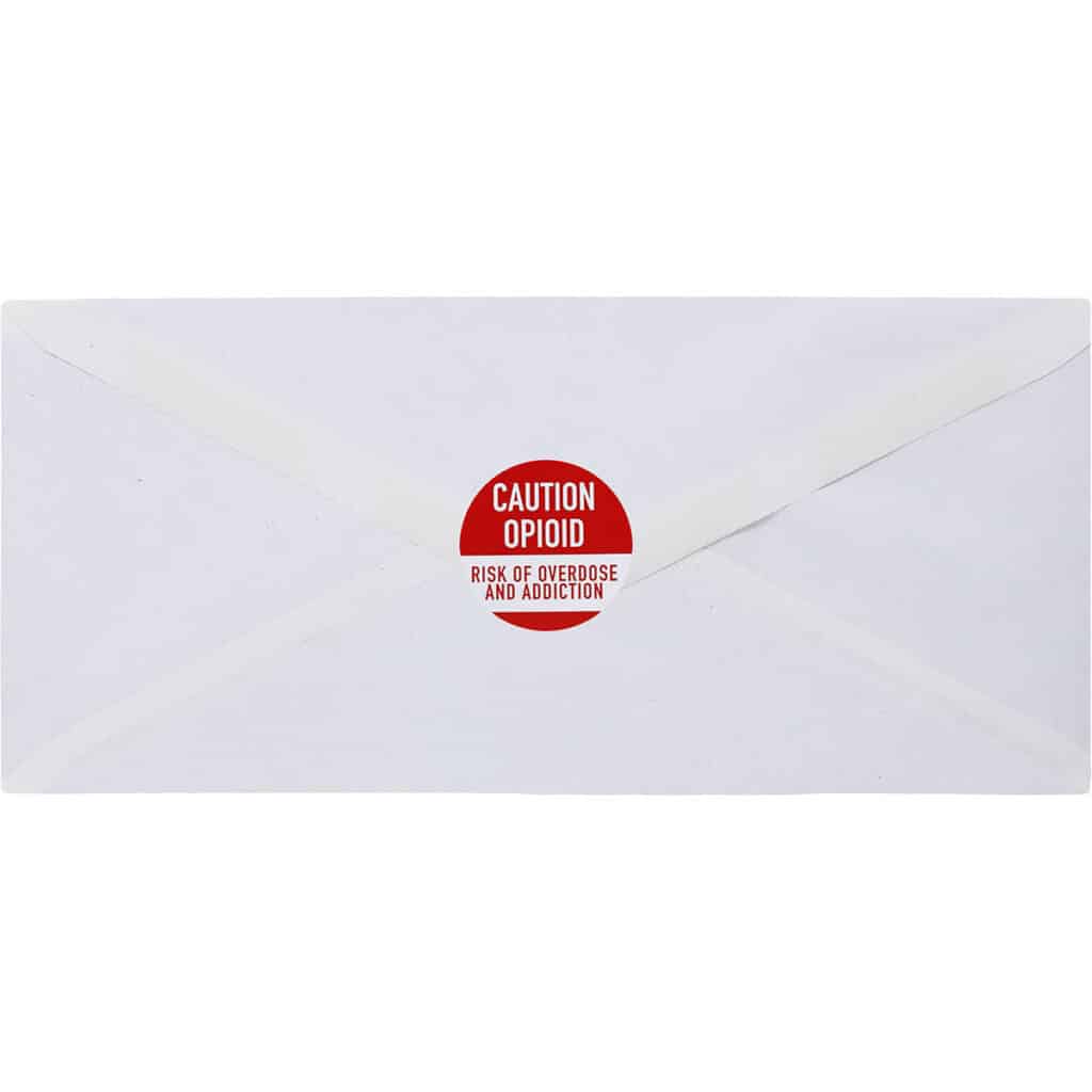 Caution Opioid Warning Labels | InStockLabels.com