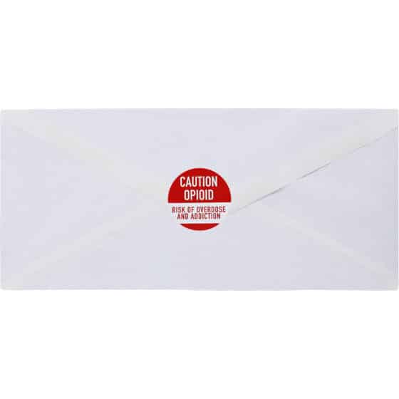 Caution Opioid Warning Labels | InStockLabels.com