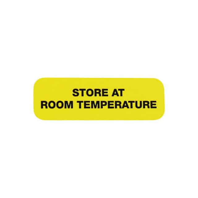 Store at Room Temperature Labels - InStockLabels.com