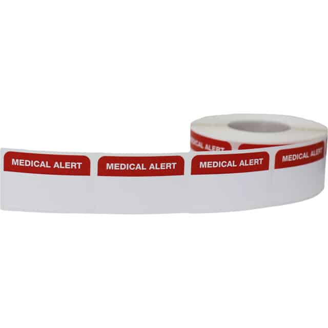 Medical Alert Writable Labels for Healthcare - InStockLabels.com