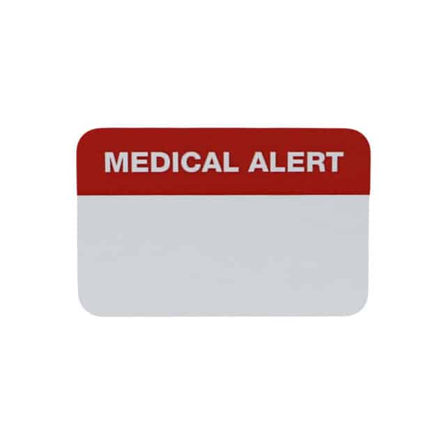 Medical Alert Writable Labels for Healthcare - InStockLabels.com