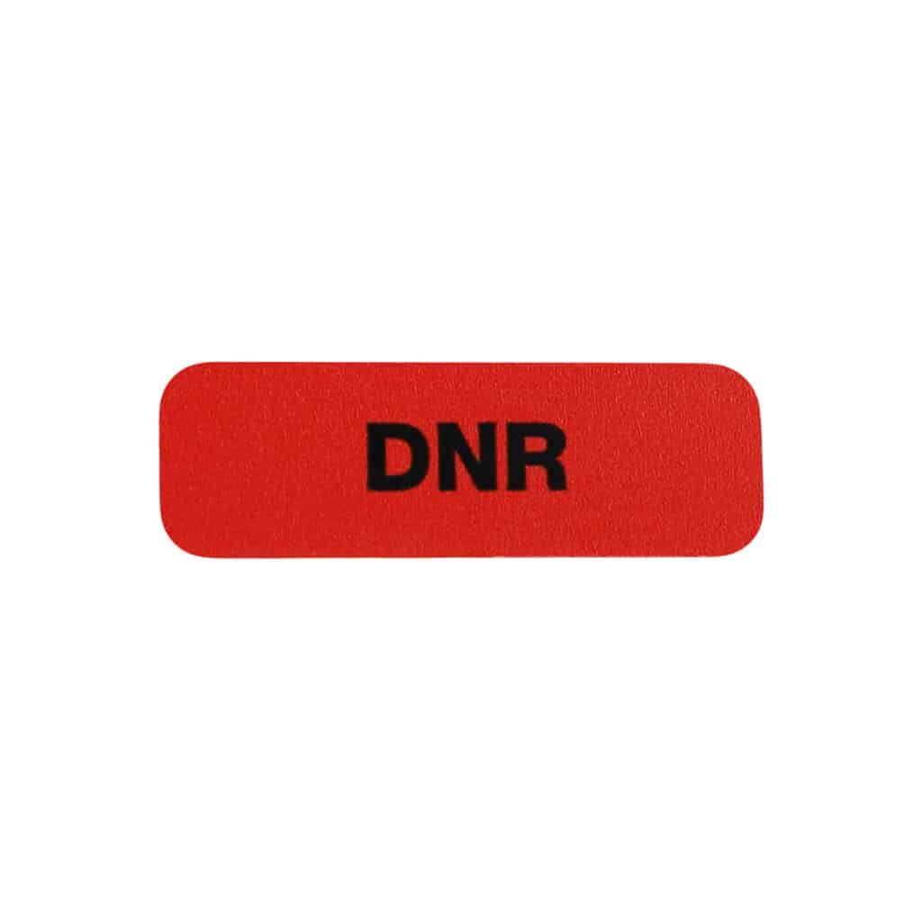 DNR Healthcare Labels | 0.5" x 1.5" - InStockLabels.com