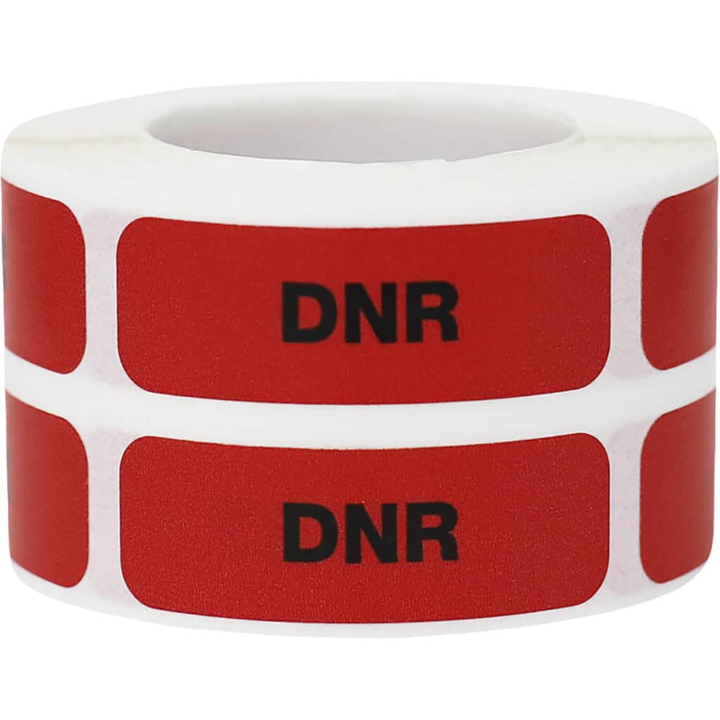 DNR Healthcare Labels | 0.5" x 1.5" - InStockLabels.com