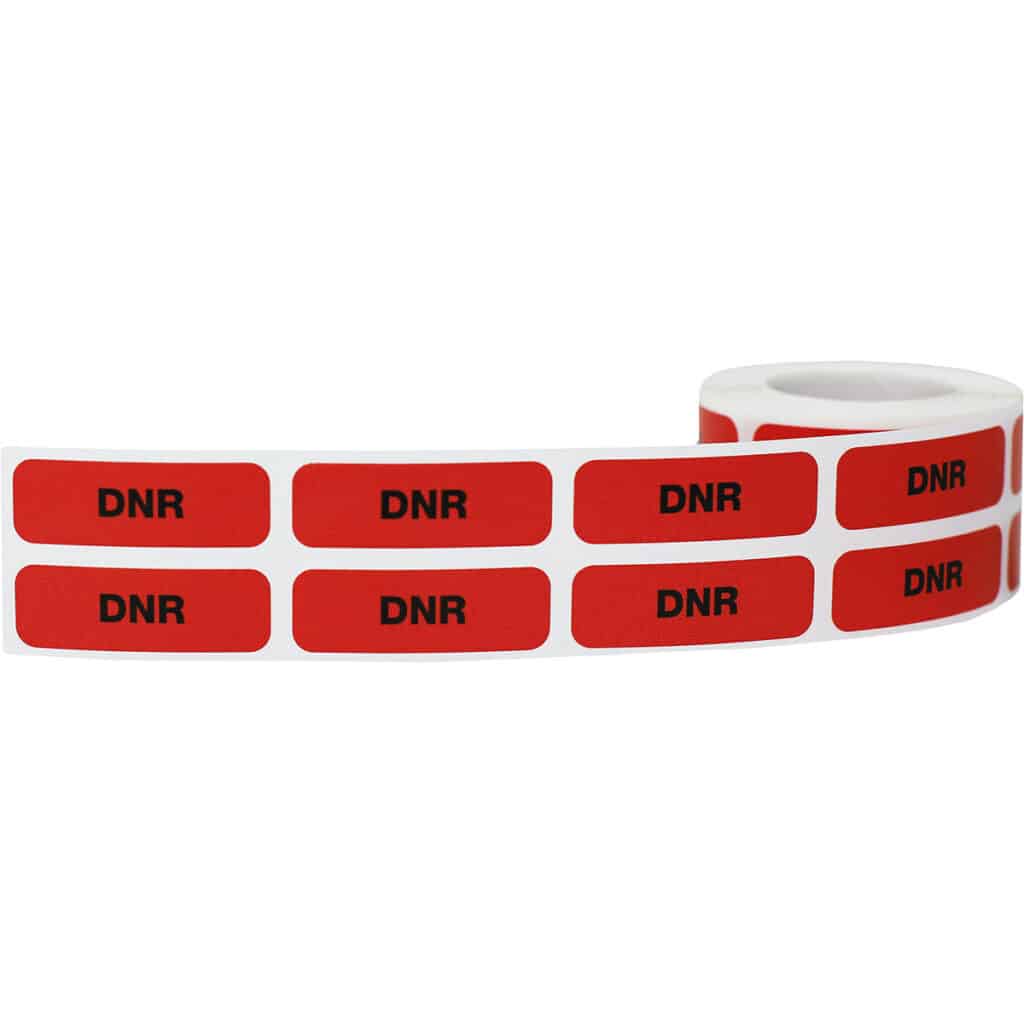 DNR Healthcare Labels | 0.5" x 1.5" - InStockLabels.com