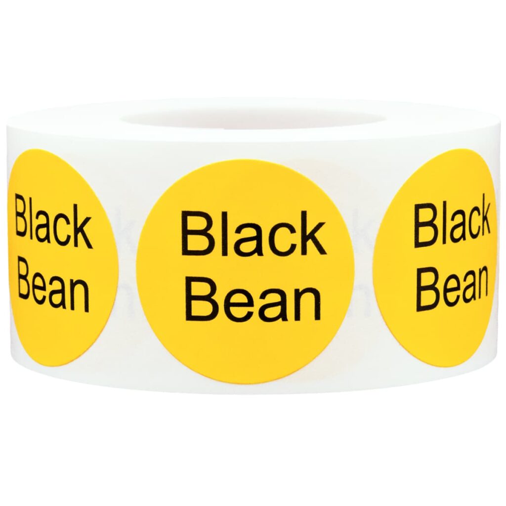 Black Bean Deli Labels - | InStockLabels.com