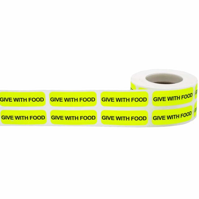 Give With Food Labels - InStockLabels.com