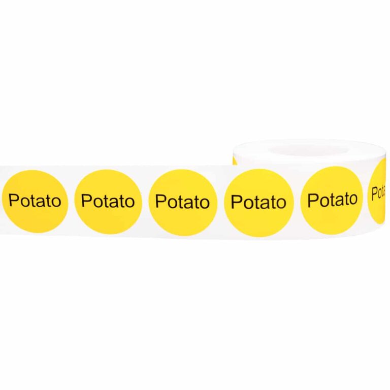 Potato Labels for Deli's and Restaurants | InStockLabels.com