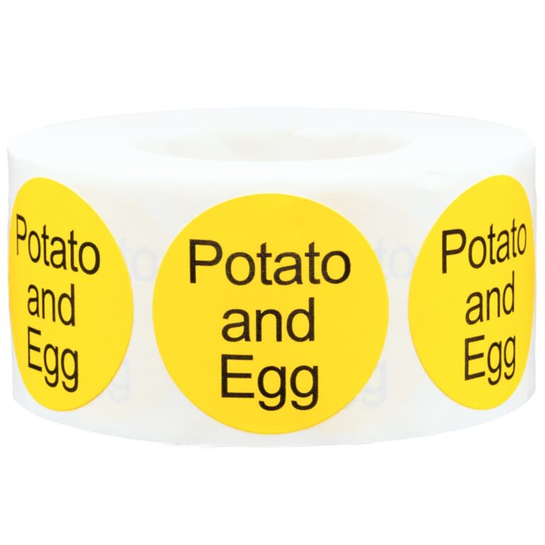 Potato and Egg Deli Labels | InStockLabels.com