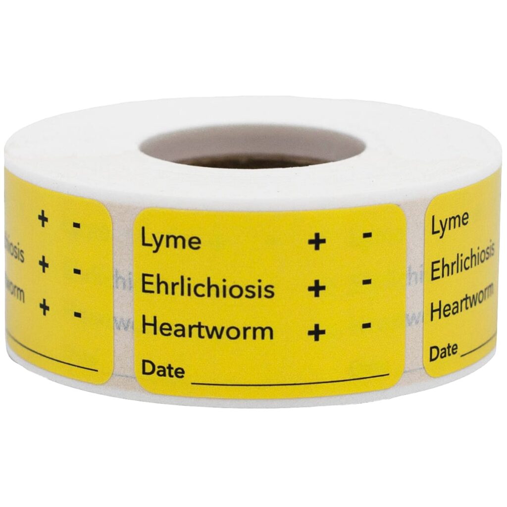 Heartworm, Lyme, Ehrlichiosis Veterinary Labels - InStockLabels.com