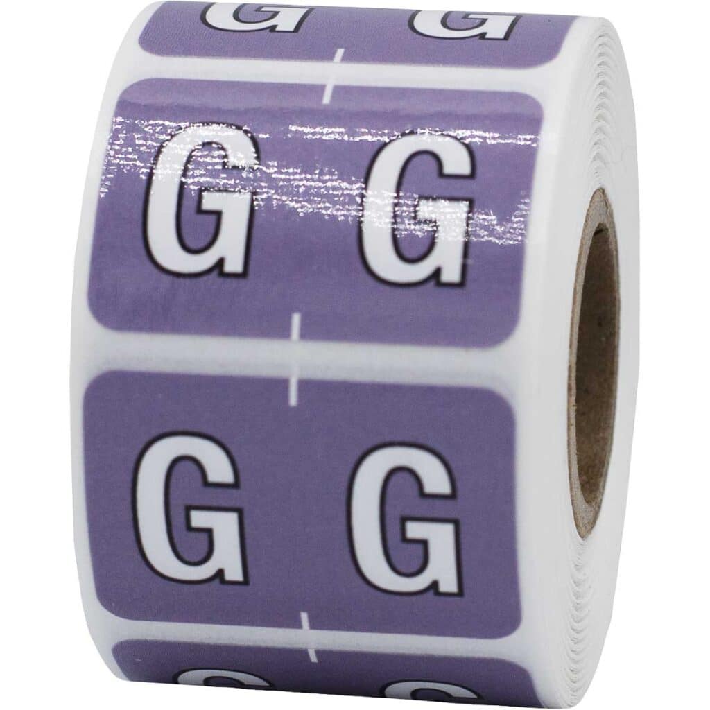 G Barkley Compatible Filing Labels - InStocklabels.com