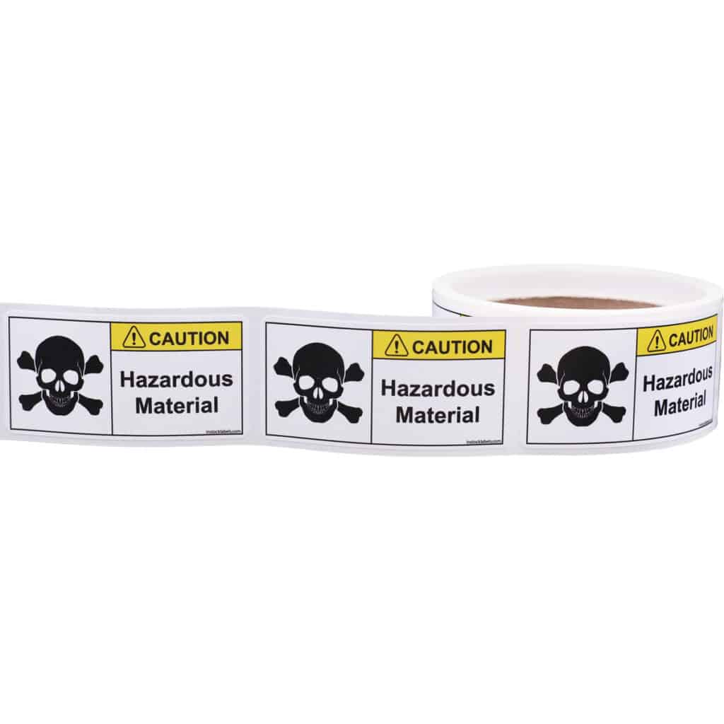 Hazardous Material Warning Labels | InStockLabels.com