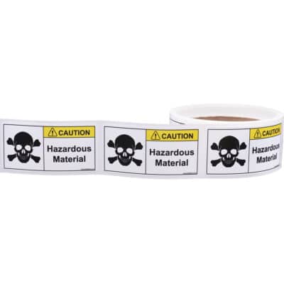 Hazardous Material Warning Labels | InStockLabels.com