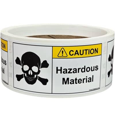 Hazardous Material Warning Labels | InStockLabels.com