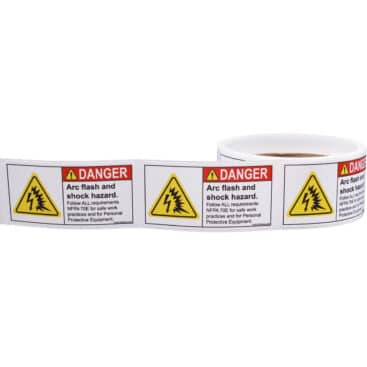 NFPA 70E Arc Flash and Shock Hazard ANSI Danger Labels QTY 500 ...