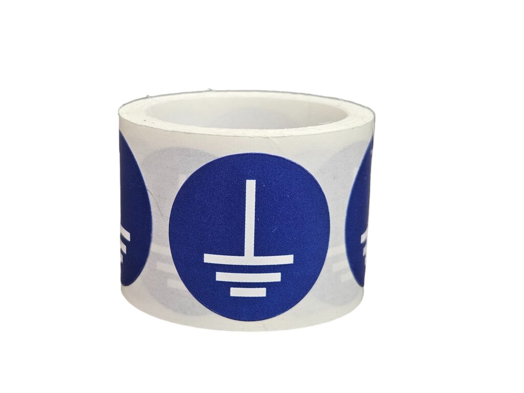 ISO Grounding Safety Labels - Ensure Electrical Safety | InStockLabels