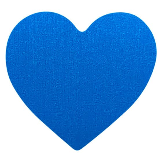 Blue Heart Stickers 3/4 Inch | InstockLabels.com