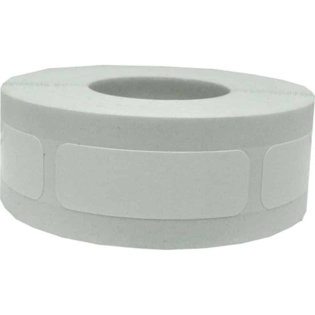 Small White Color Code Rectangle Labels 0.5" x 1.5" | InStockLabels.com