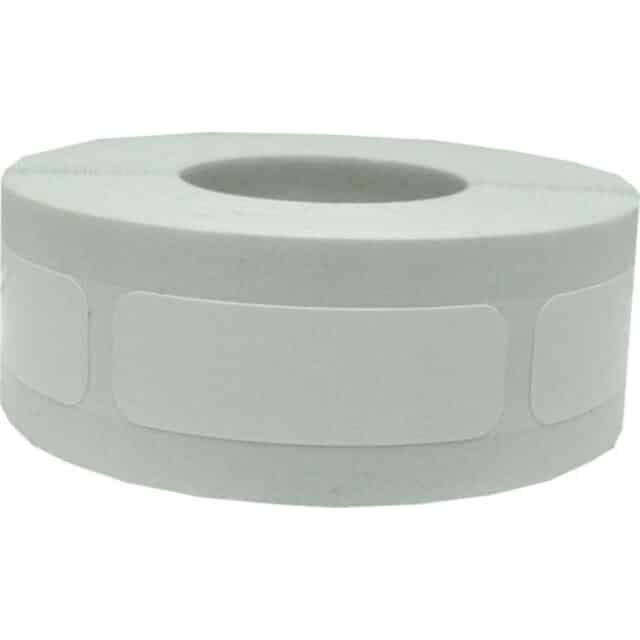 Small White Color Code Rectangle Labels 0.5" x 1.5" | InStockLabels.com