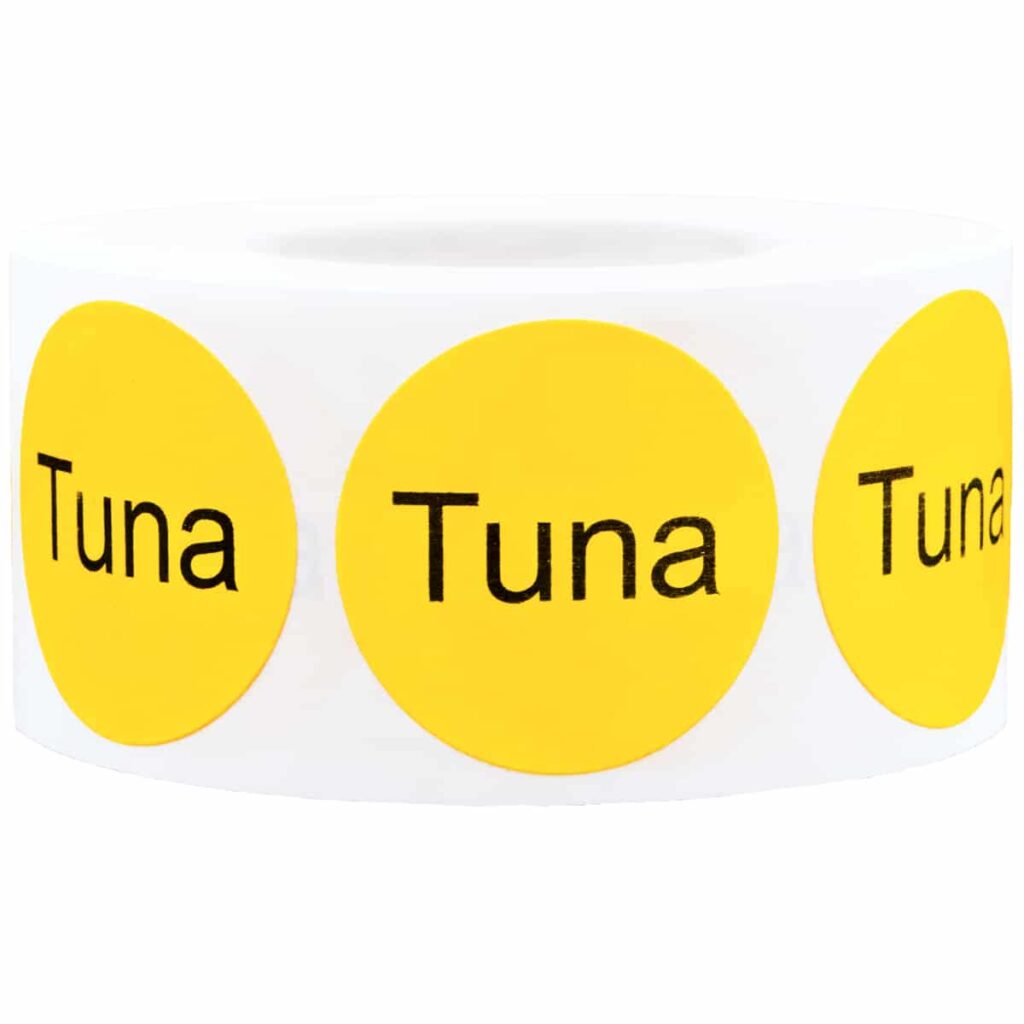 Tuna Deli Labels | InStockLabels.com