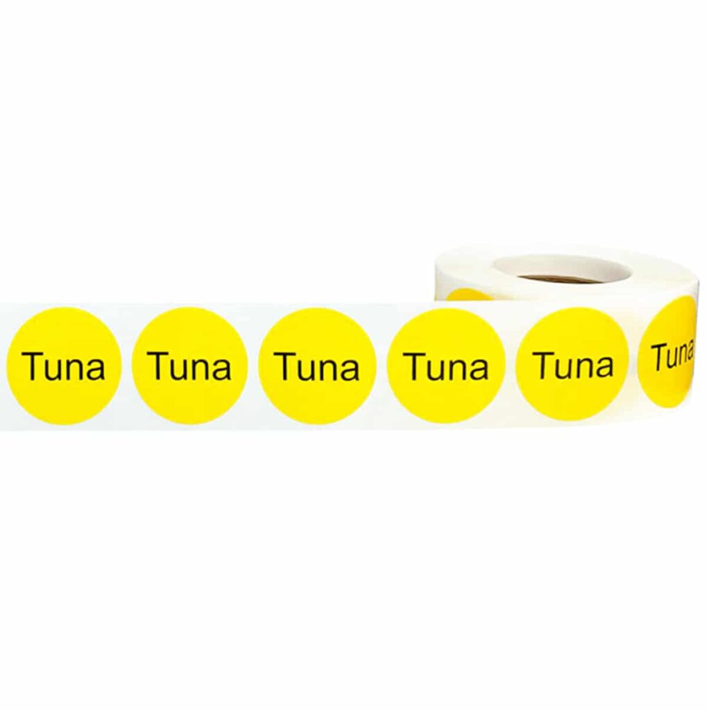 Tuna Deli Labels | InStockLabels.com