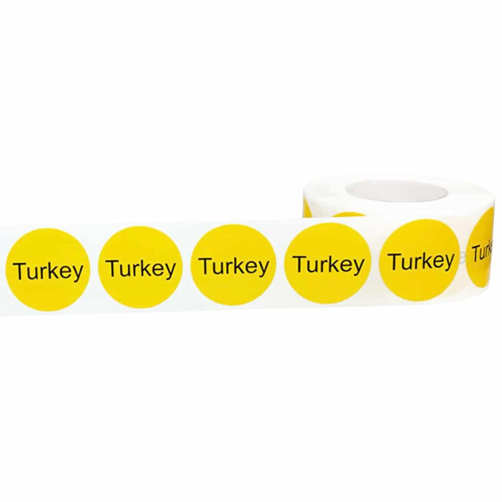 Turkey Deli Labels | InStockLabels.com