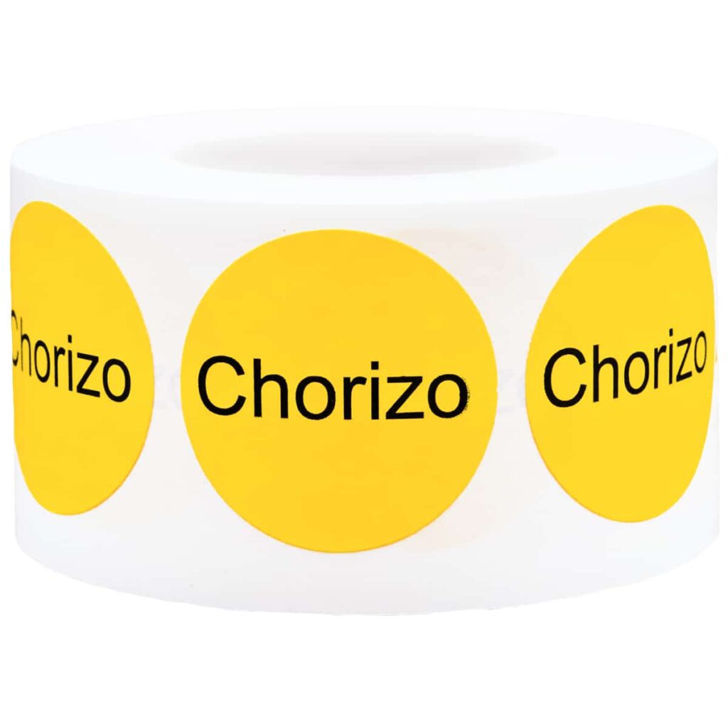 Deli Chorizo Labels | InStockLabels.com