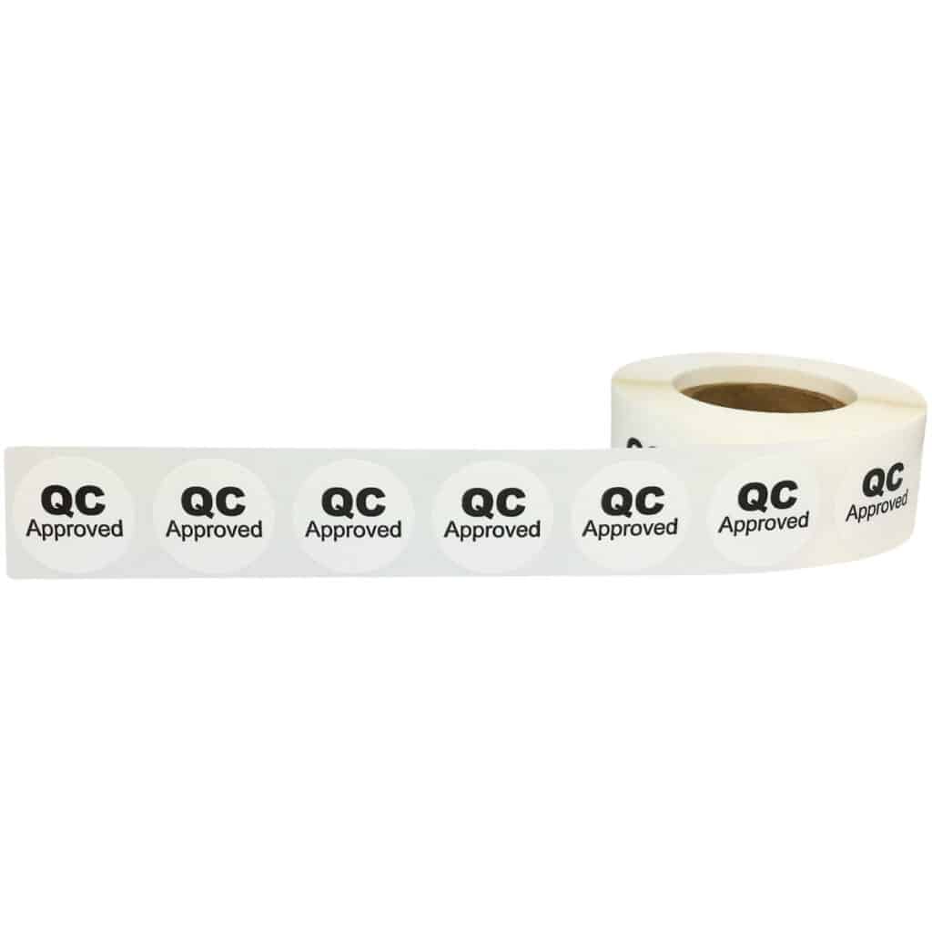 QC Approved Stickers 3/4" Round | Quality Control | InStockLabels.com