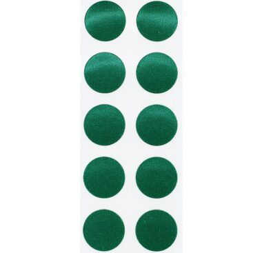 Small Green Dot Stickers 1/2" Round - InStock Labels