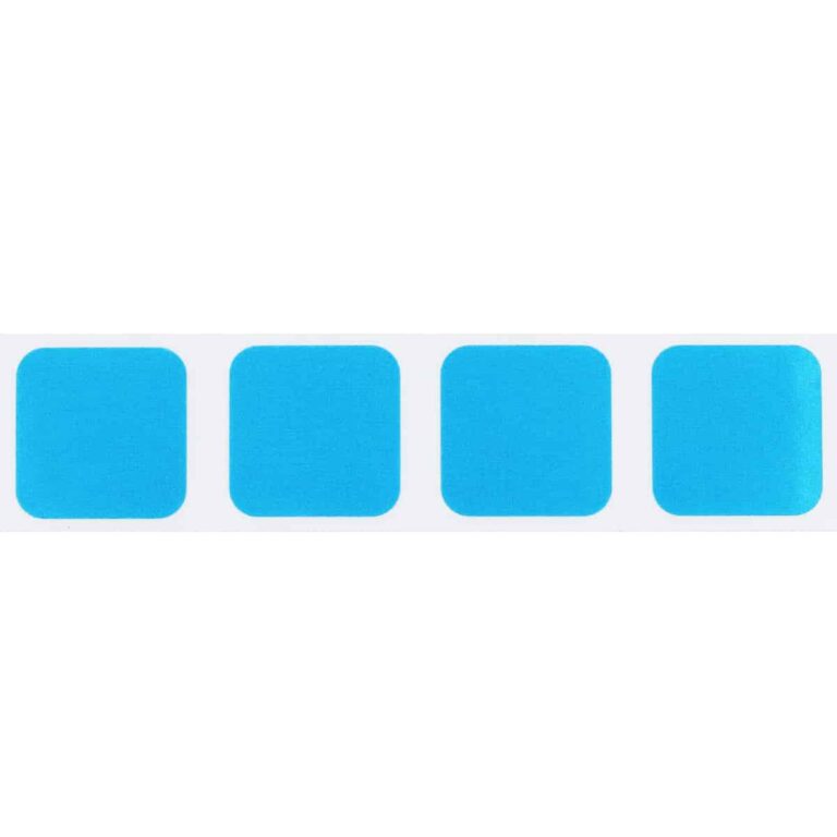 Light Blue Colored Labels 3/4" Square | InstockLabels.com